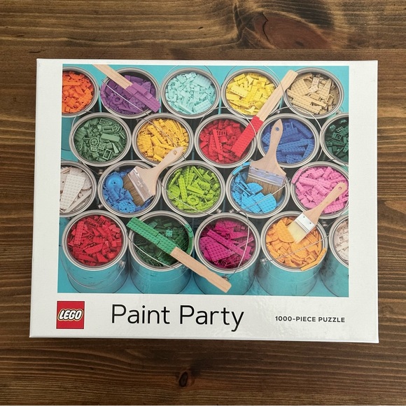 Lego | Games | Complete 00 Pc Colorful Lego Paint Puzzle | Poshmark